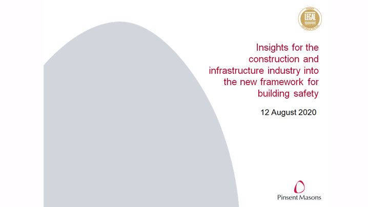 Insights for the construction and infrastructure industry into the new ...