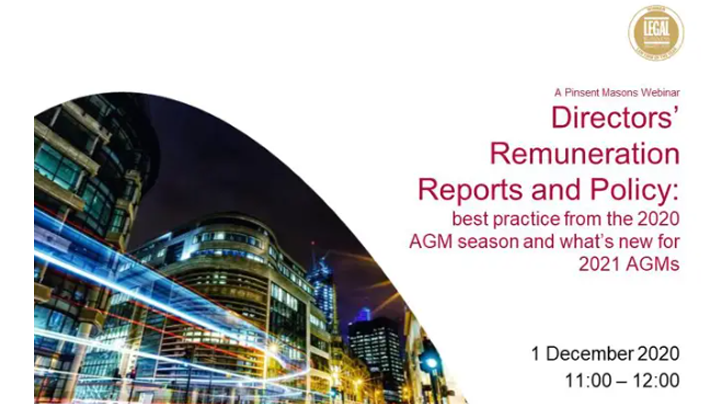 Directors’ Remuneration Reports and Policy: best practice from the 2020 ...