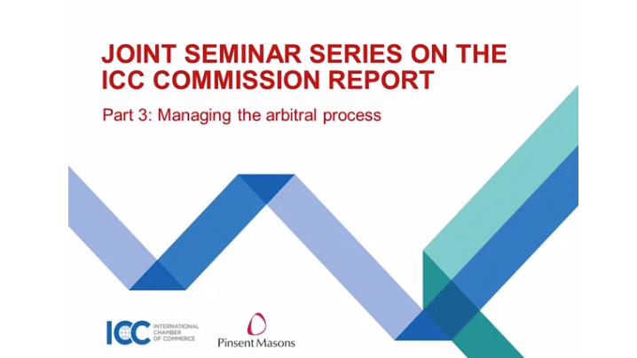Webinar series on the ICC Commission Report, Construction Industry ...