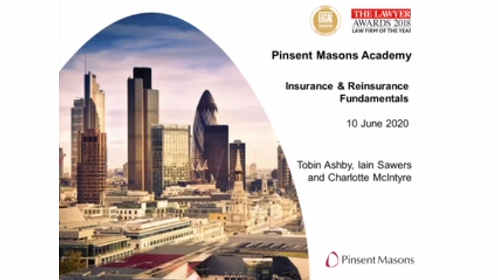 Insurance Academy - Insurance and Reinsurance Fundamentals